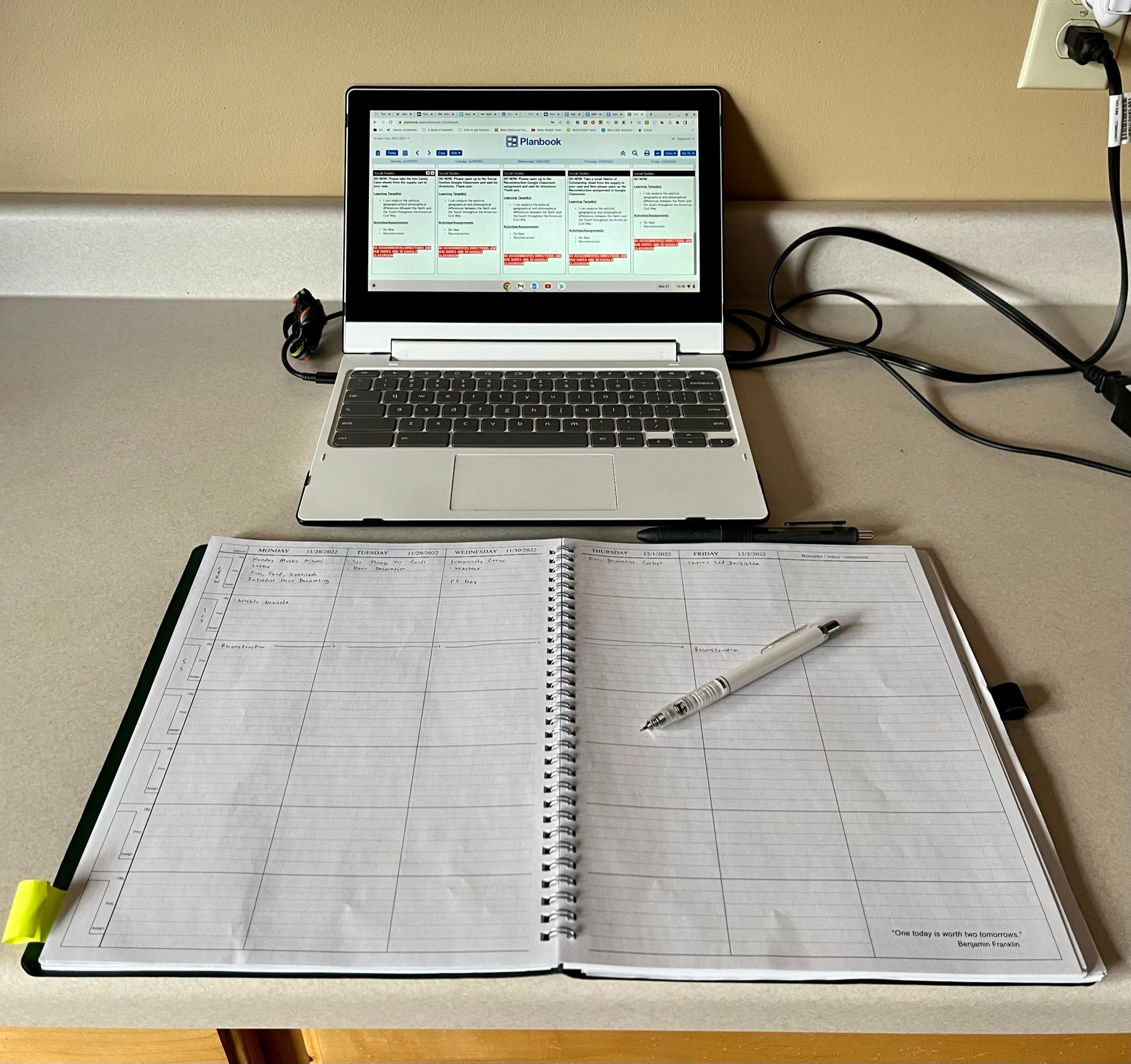 Hybrid Bullet Journal Teacher Organization System: Combining Analog and ...